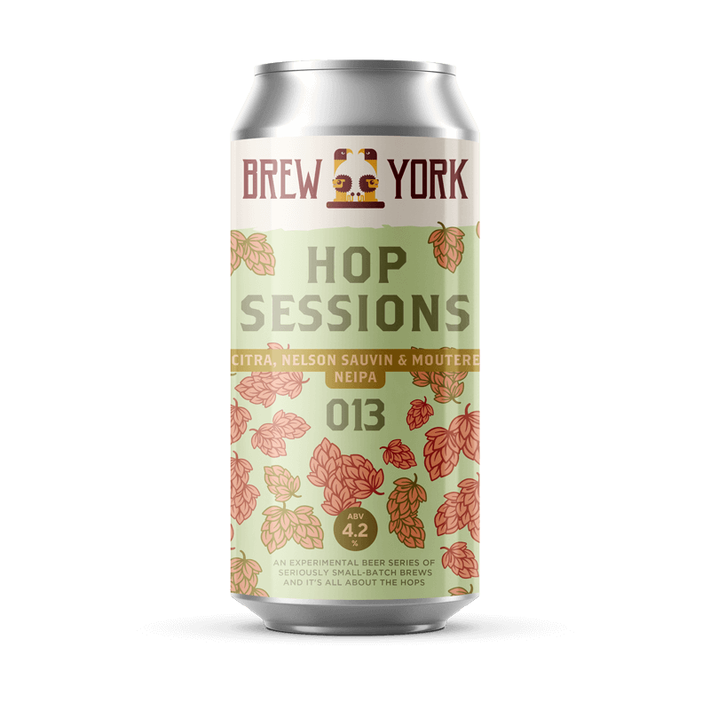 Hop Sessions 013 - Brew York - NEIPA, 4.2%, 440ml Can – Raynville Superstore