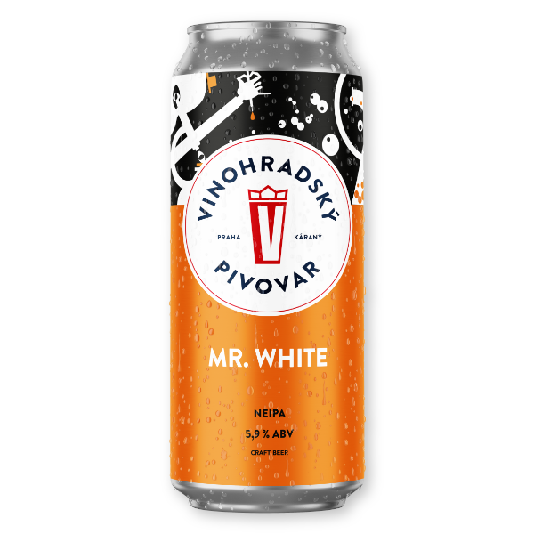 Mr. White - Vinohradský Pivovar - NEIPA, 5.9%, 500ml Can – Raynville Superstore