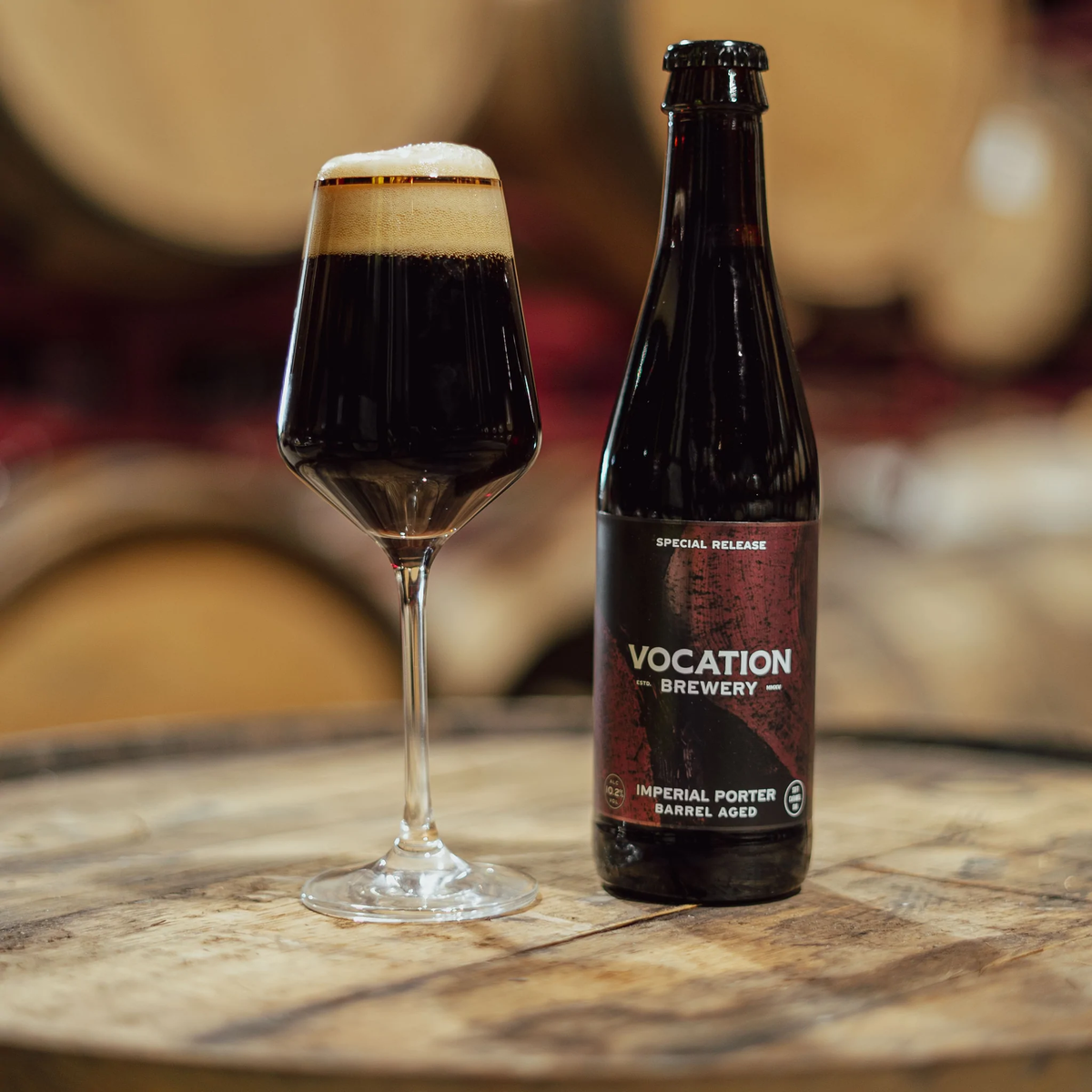 BA Imperial Porter - Vocation Brewery - Bourbon & Pinot Noir Barrel Ag – Raynville Superstore