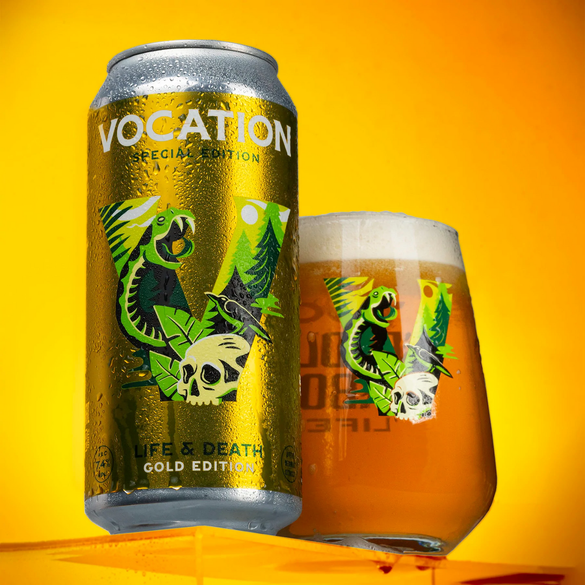 Life & Death Gold Edition - Vocation Brewery - IPA, 7.4%, 440ml Can – Raynville Superstore