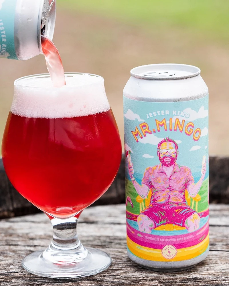 Mr. Mingo Hibiscus Edition - Jester King - Farmhouse Ale with Hibiscus – Raynville Superstore