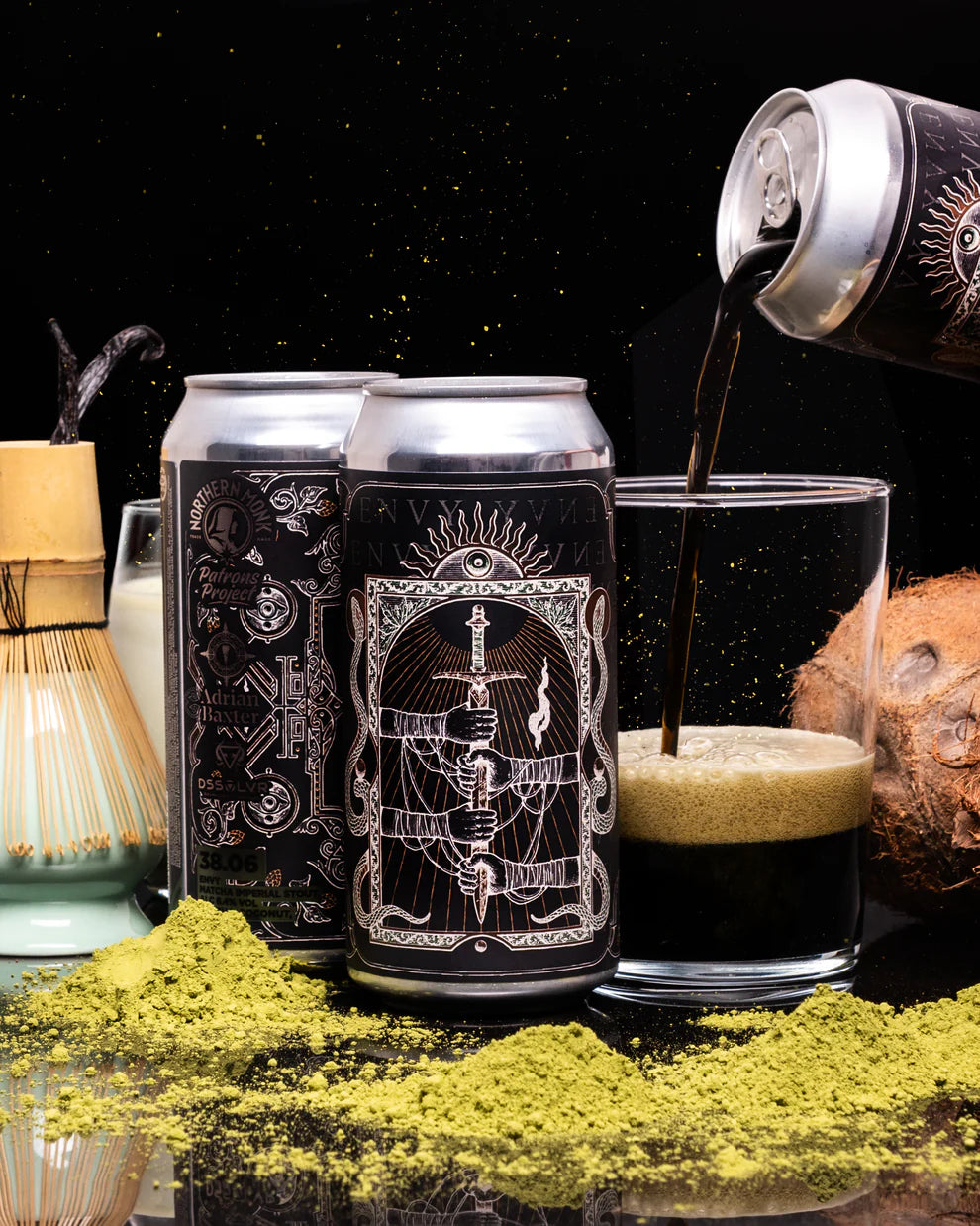 38.06 Envy - Northern Monk X Adrian Baxter - Matcha Imperial Stout, 8 ...