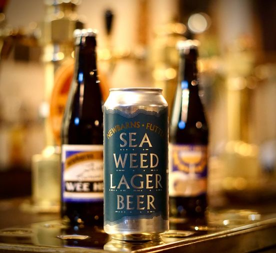 Seaweed Lager - Newbarns Brewery X Futtle - Seaweed Lager, 4%, 440ml C ...
