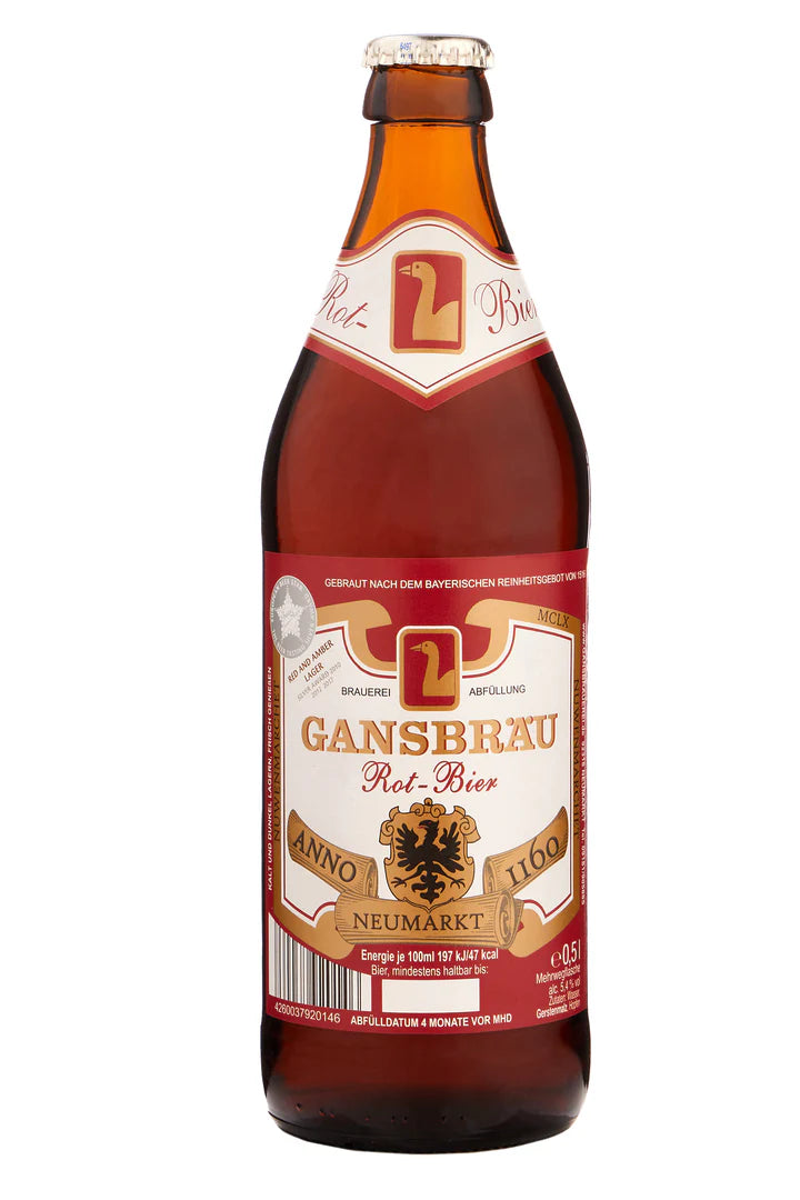 Rotbier - Gansbräu - Rotbier (German Red Lager), 5.4%, 500ml Bottle ...