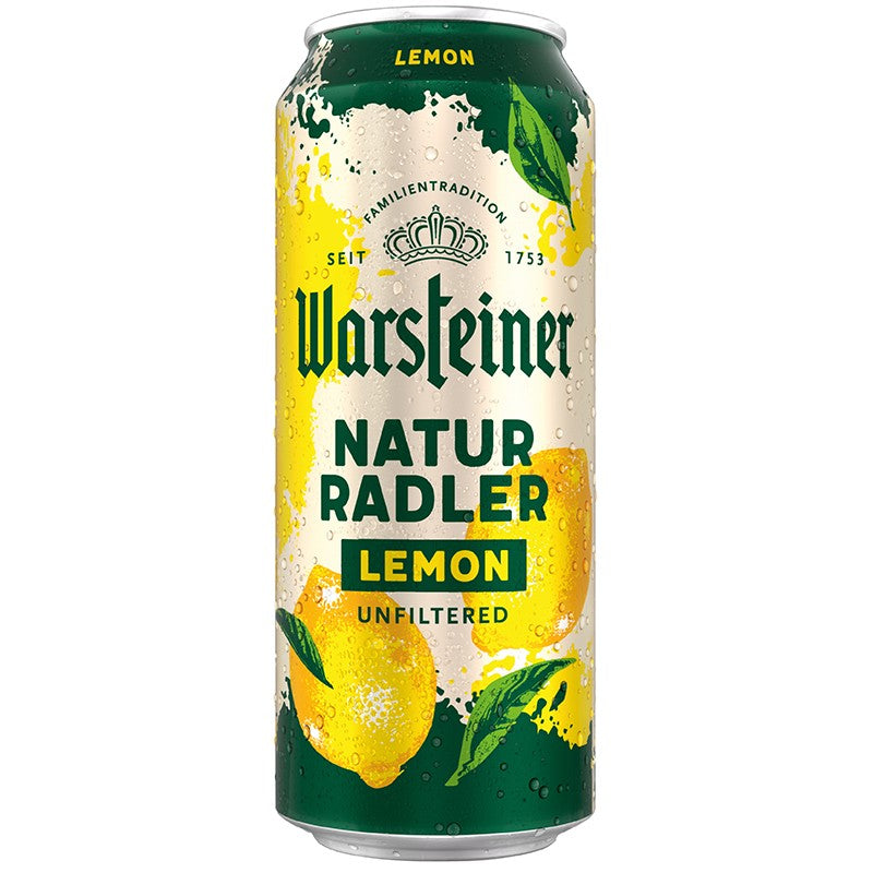 Warsteiner Natur Radler - Warsteiner - Lemon Radler, 2%, 500ml Can ...