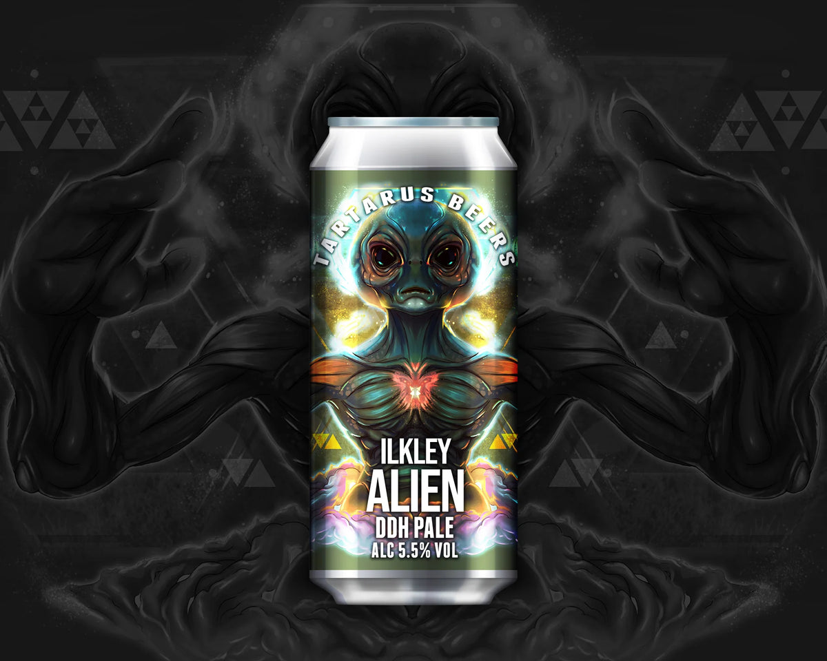 Ilkely Alien - Tartarus Beers - DDH Pale Ale, 5.5%, 440ml Can ...