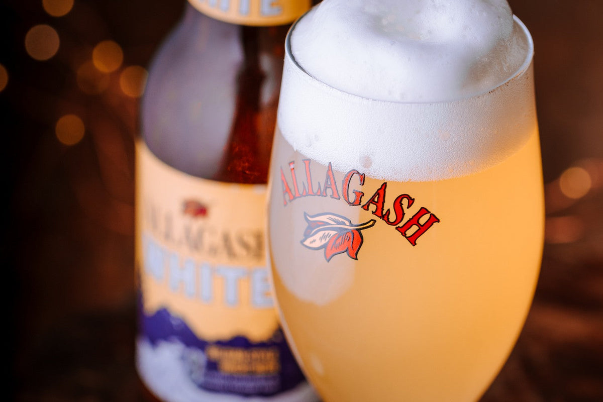 White - Allagash Brewing Co - Belgian Style Wheat Beer, 5.2%, 355ml Ca ...