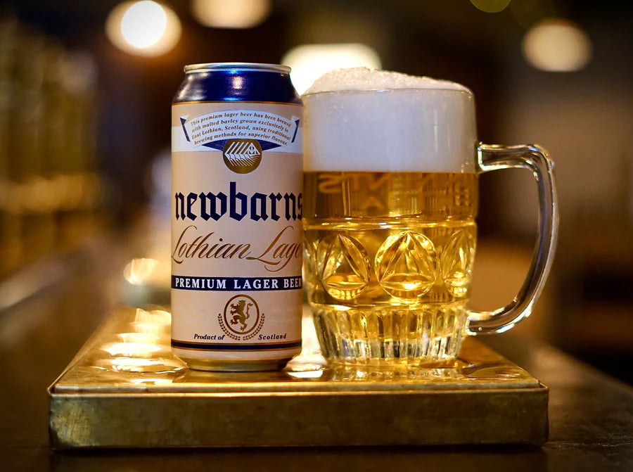 Lothian Lager - Newbarns Brewery - Premium Lager Beer, 5%, 440ml Can ...