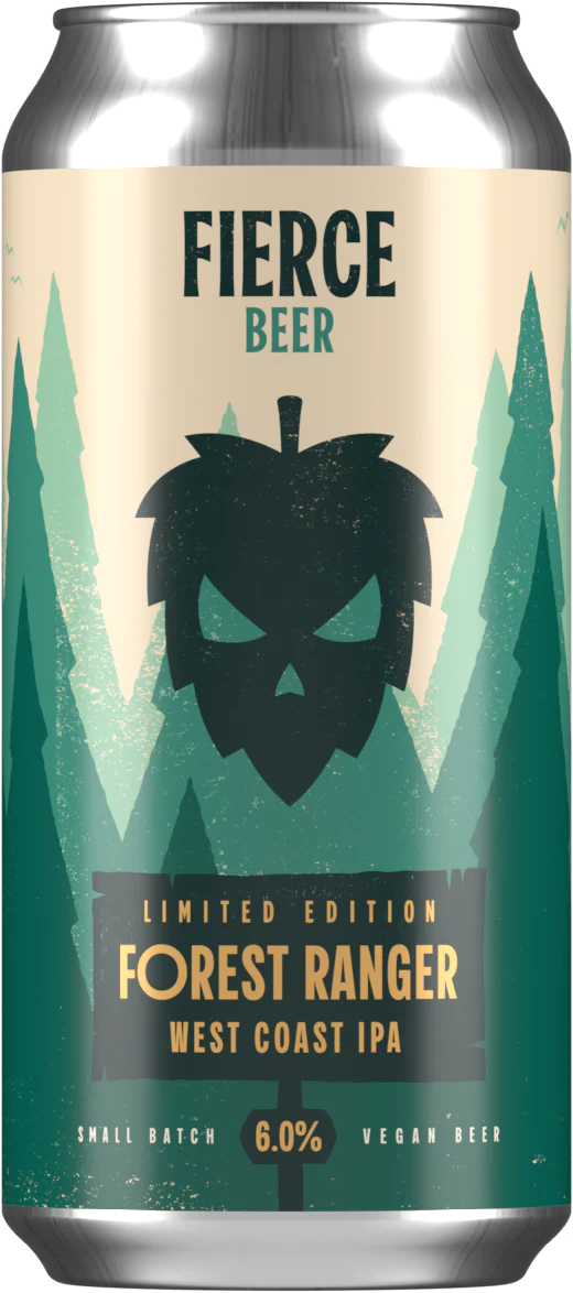 Forest Ranger - Fierce Beer - West Coast IPA, 6.2%, 440ml Can ...