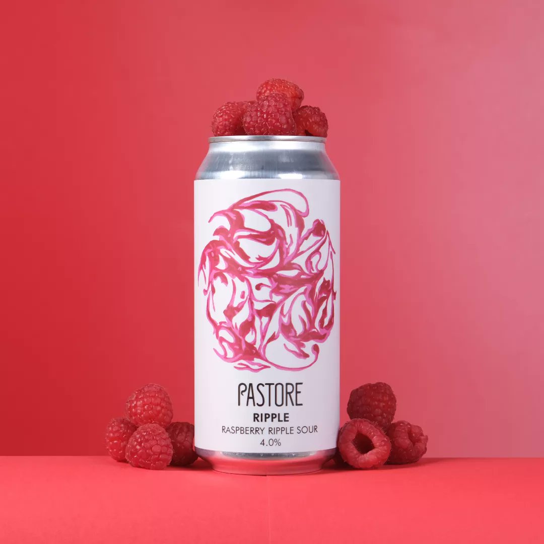 Ripple - Pastore Brewing - Raspberry Ripple Sour, 4%, 440ml Can ...