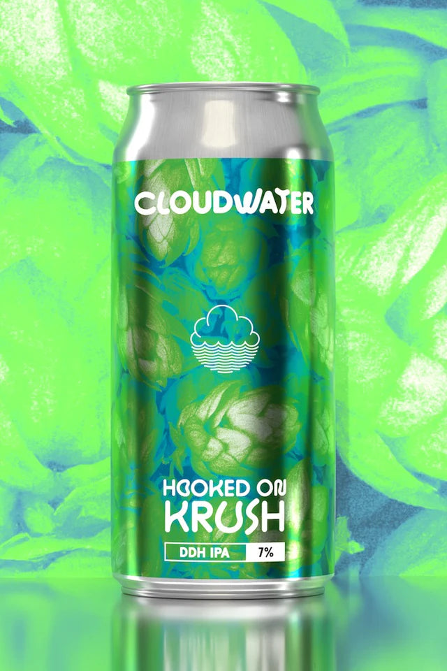 Hooked On Krush - Cloudwater - Single Hop DDH IPA, 7%, 440ml Can ...