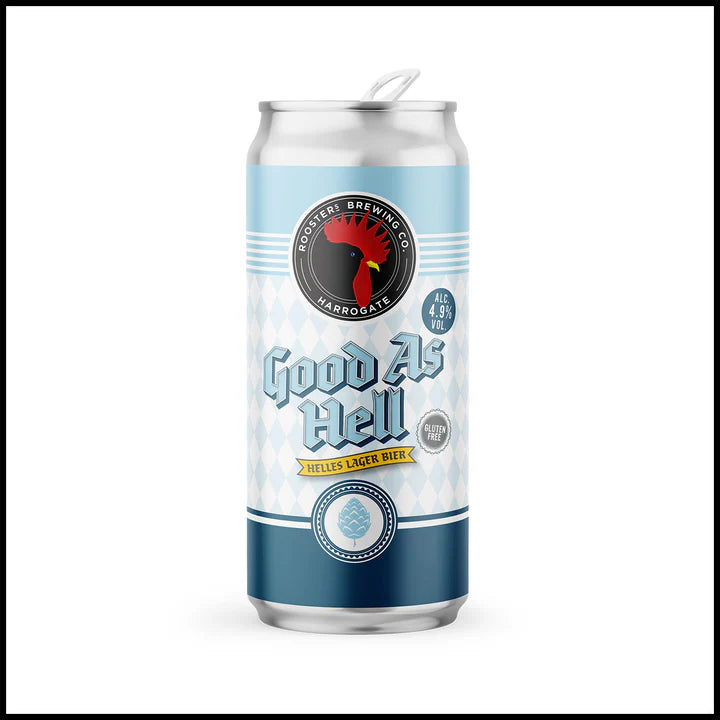 Good As Hell - Roosters Brewery - Gluten Free Helles Lager Bier, 4.9% ...