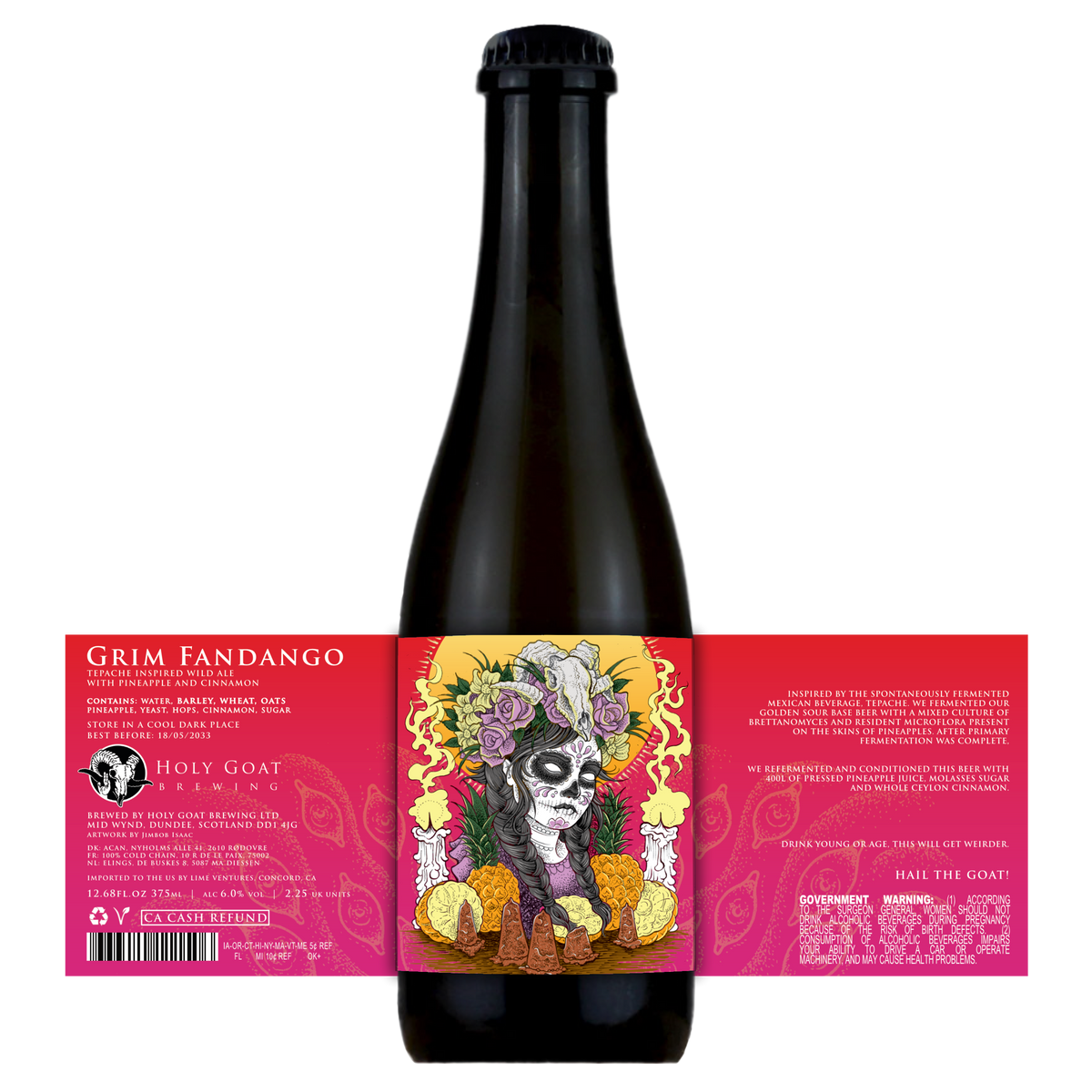 Grim Fangdango - Holy Goat Brewing - Tepache Inspired Wild Ale with Pi ...