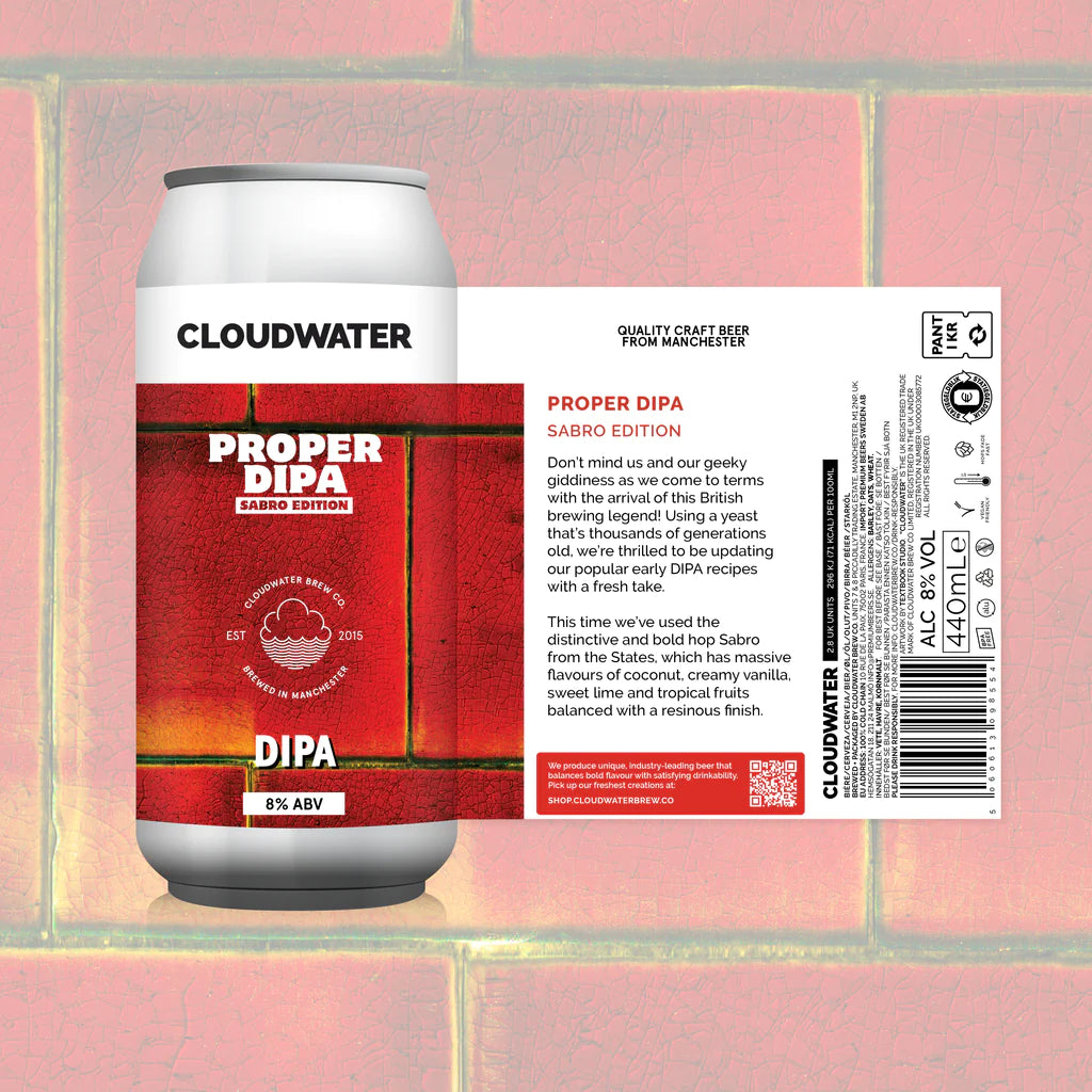 Proper DIPA Sabro - Cloudwater - Sabro DIPA, 8%, 440ml Can – Raynville ...