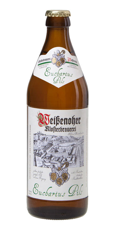 Eucharius Pils - Klosterbrauerei Weissenohe - Pilsner, 4.9%, 500ml Bot ...
