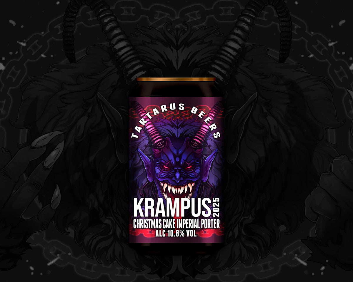 Krampus 2025 - Tartarus Beers - Xmas Cake Imperial Porter, 10.8%, 330m ...