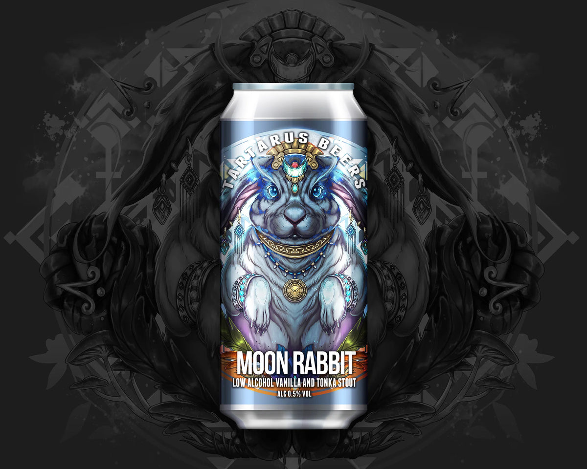 Moon Rabbit - Tartarus Beers - Low Alcohol Tonka & Vanilla Stout, 0.5% ...