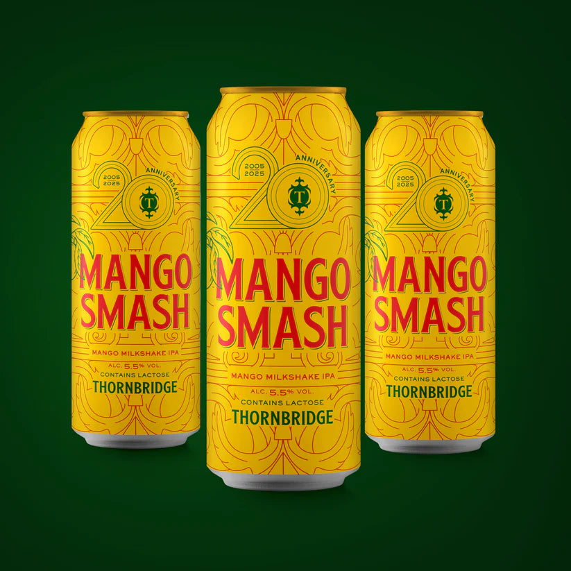 Mango Smash - Thornbridge Brewery - Mango Milkshake IPA, 5.5%, 440ml C ...