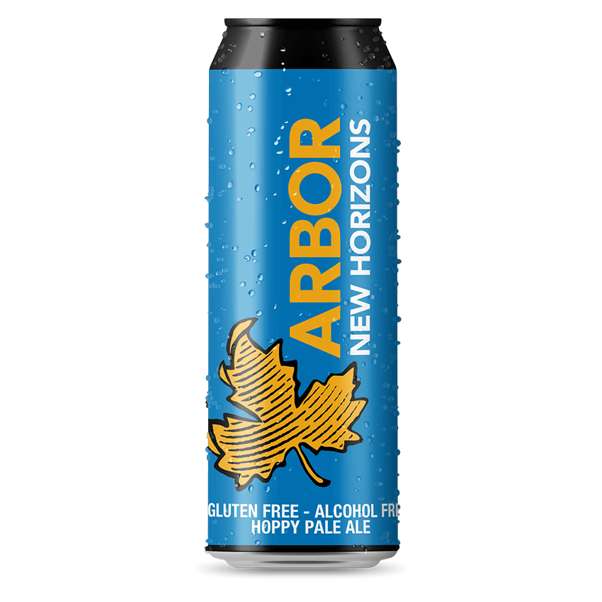 New Horizons - Arbor Ales - Gluten Free Alcohol Free Pale Ale, 0.5%, 5 – Raynville Superstore