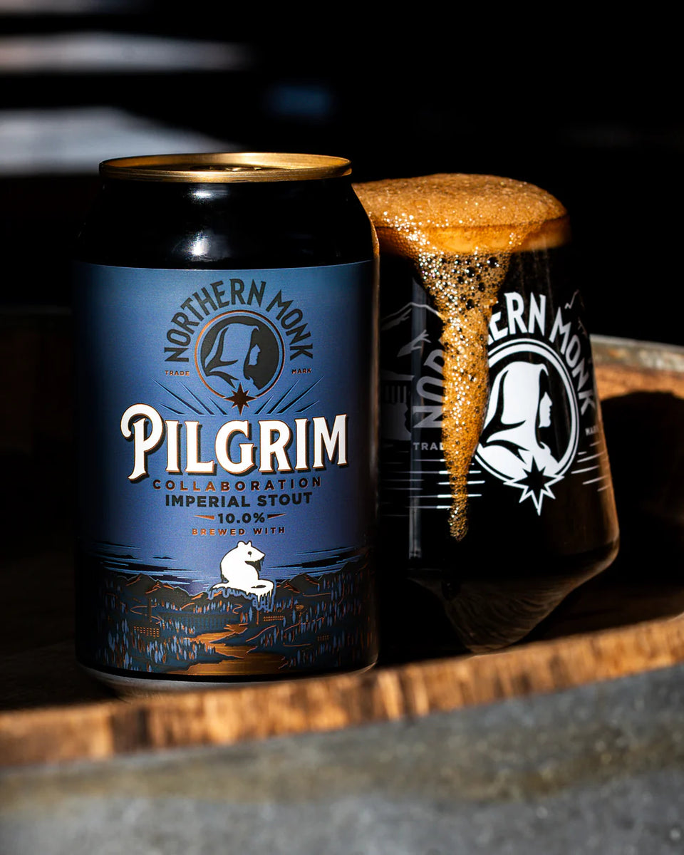 Pilgriim - Northern Monk X Ossett Brewery - Imperial Stout, 10%, 330ml ...
