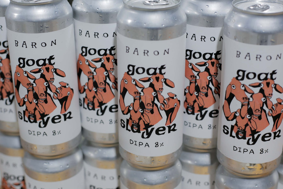 Goat Slayer - Baron Brewing - DIPA, 8%, 500ml Can – Raynville Superstore