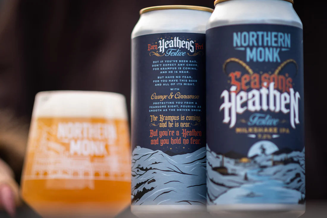 Season's Heathen - Northern Monk - Festive Milkshake IPA, 7.2%, 440ml ...