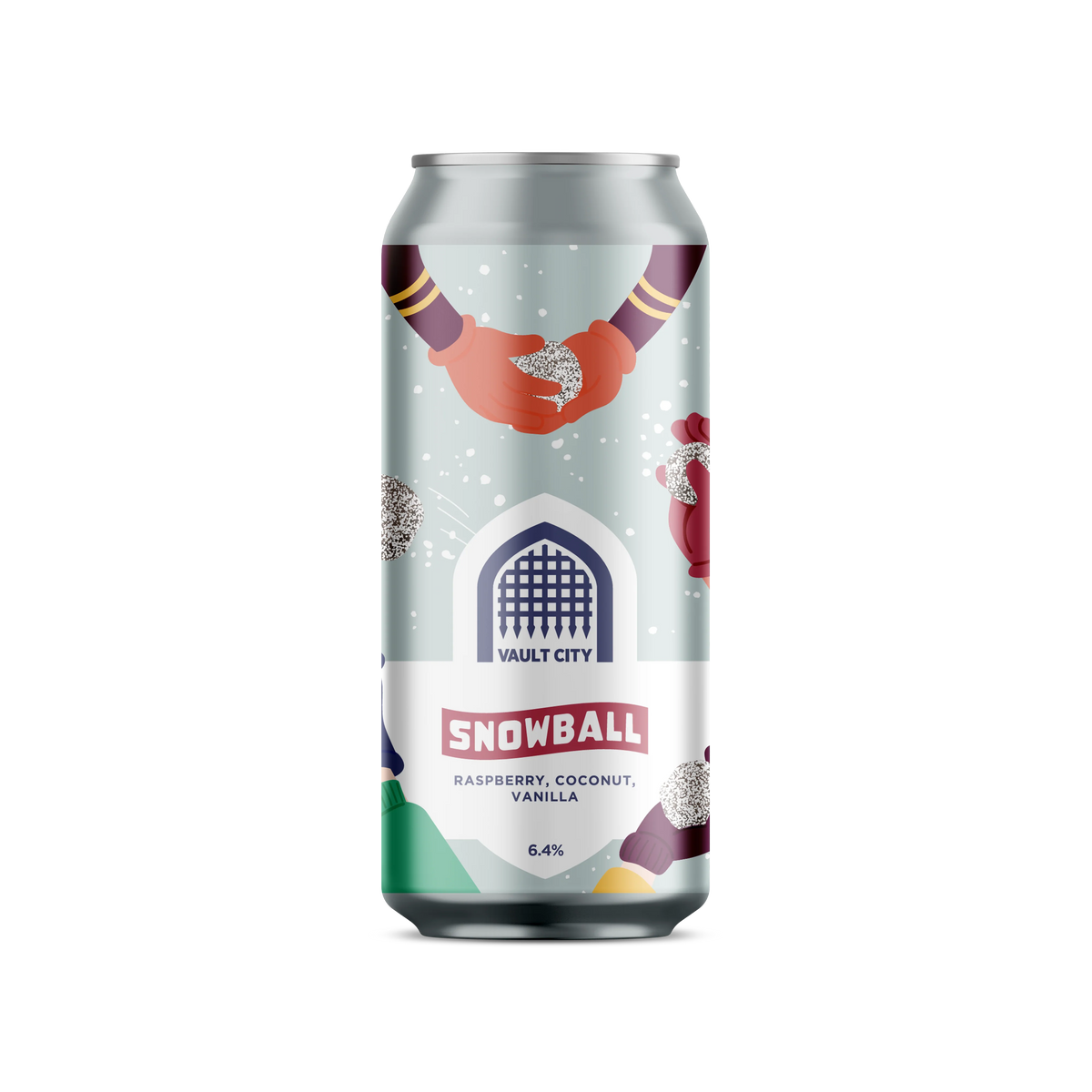 Snowball - Vault City - Raspberry Coconut Vanilla Sour, 6.4%, 440ml Ca ...