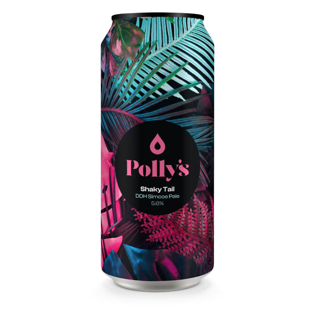 Shaky Tail - Polly's Brew Co - DDH Simcoe Pale Ale, 5.6%, 440ml Can ...