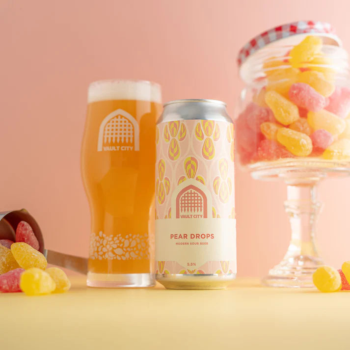 Pear Drops - Vault City - Pear Drops Sour, 5.5%, 440ml Can – Raynville ...
