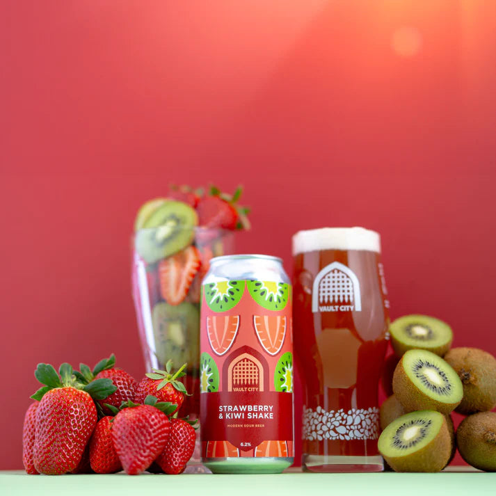 Strawberry & Kiwi Shake - Vault City - Strawberry & Kiwi Shake Sour, 6 ...
