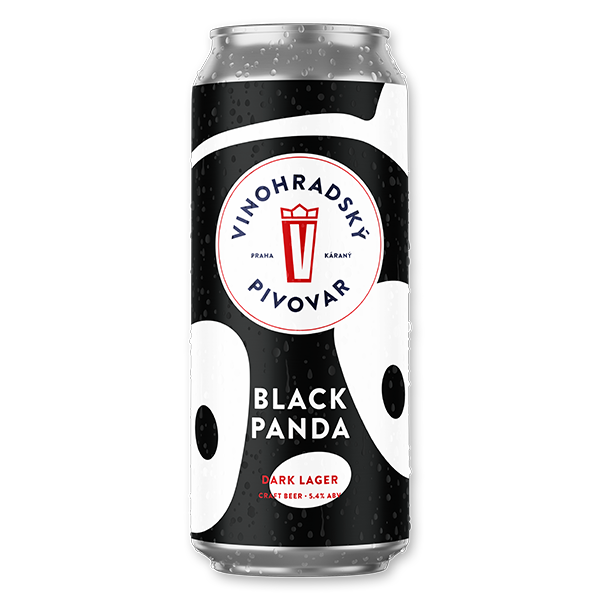 Black Panda - Vinohradský Pivovar - Czech Dark Lager, 5.4%, 500ml Can ...