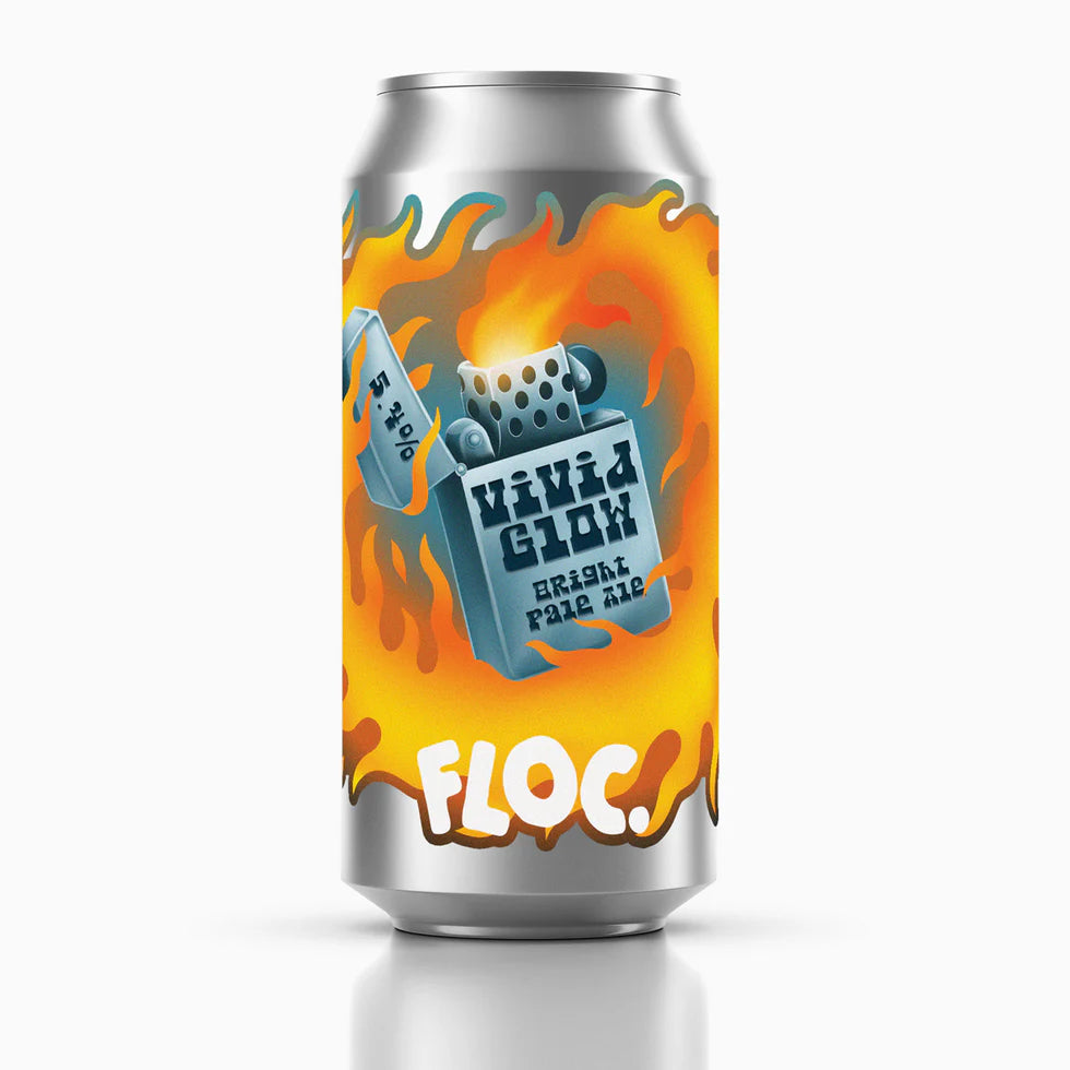 Vivid Glow - Floc Brewing Project - Bright Pale Ale, 5.4%, 440ml Can ...