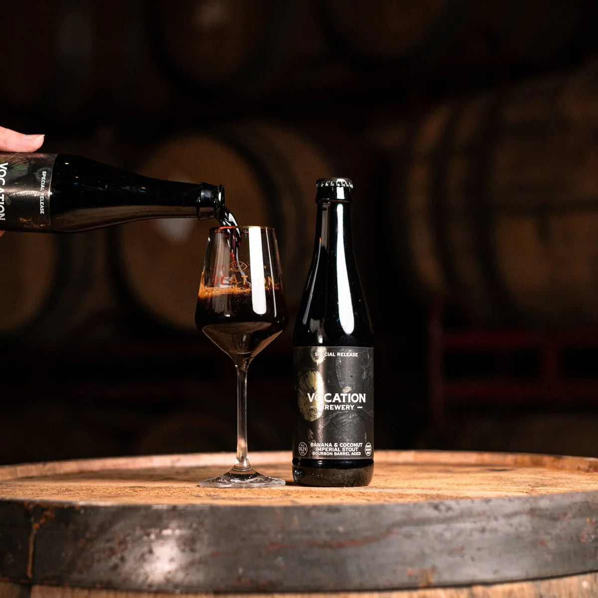 BA Banana & Coconut Imperial Stout - Vocation Brewery - Bourbon Barrel ...