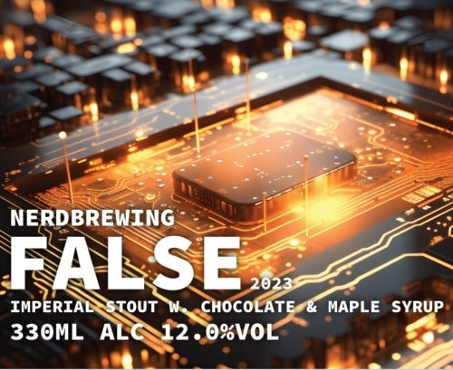 False - Nerd Brewing - Imperial Porter with Chocolate & Maple Syrup, 1 ...
