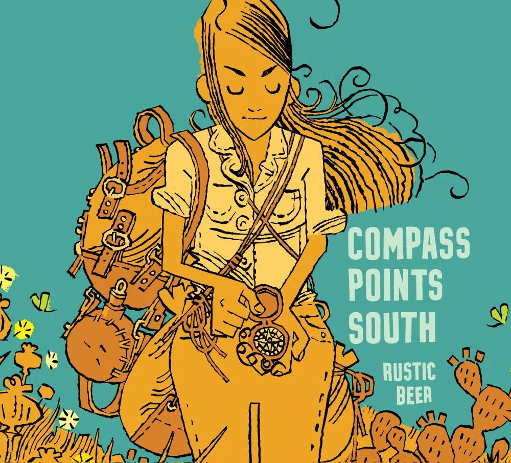 Compass Points South - Burning Sky - Rustic Barrel Aged Saison, 5.5% ...