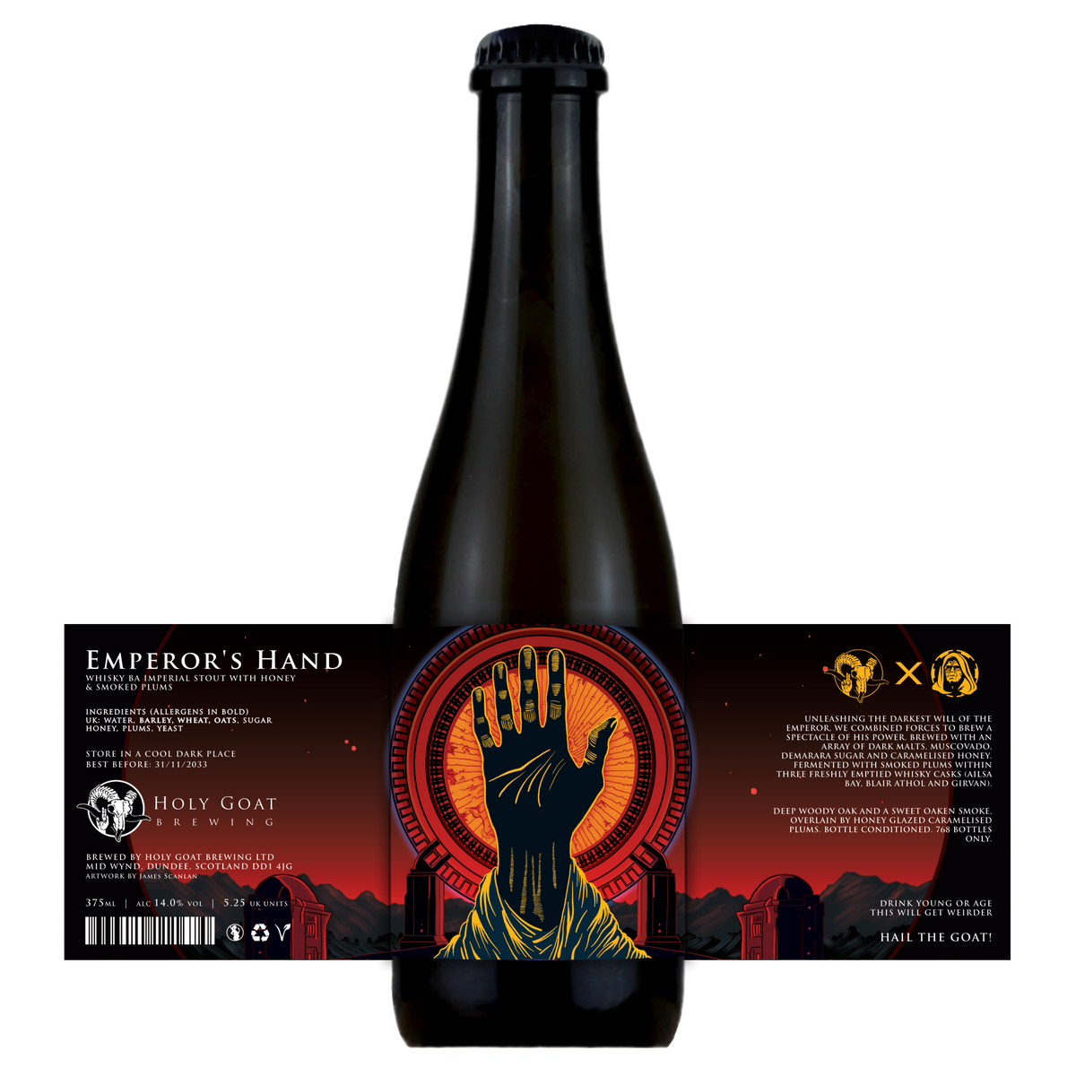 Emperor's Hand - Holy Goat Brewing X Emperor's Brewery - Whisky BA Imp ...