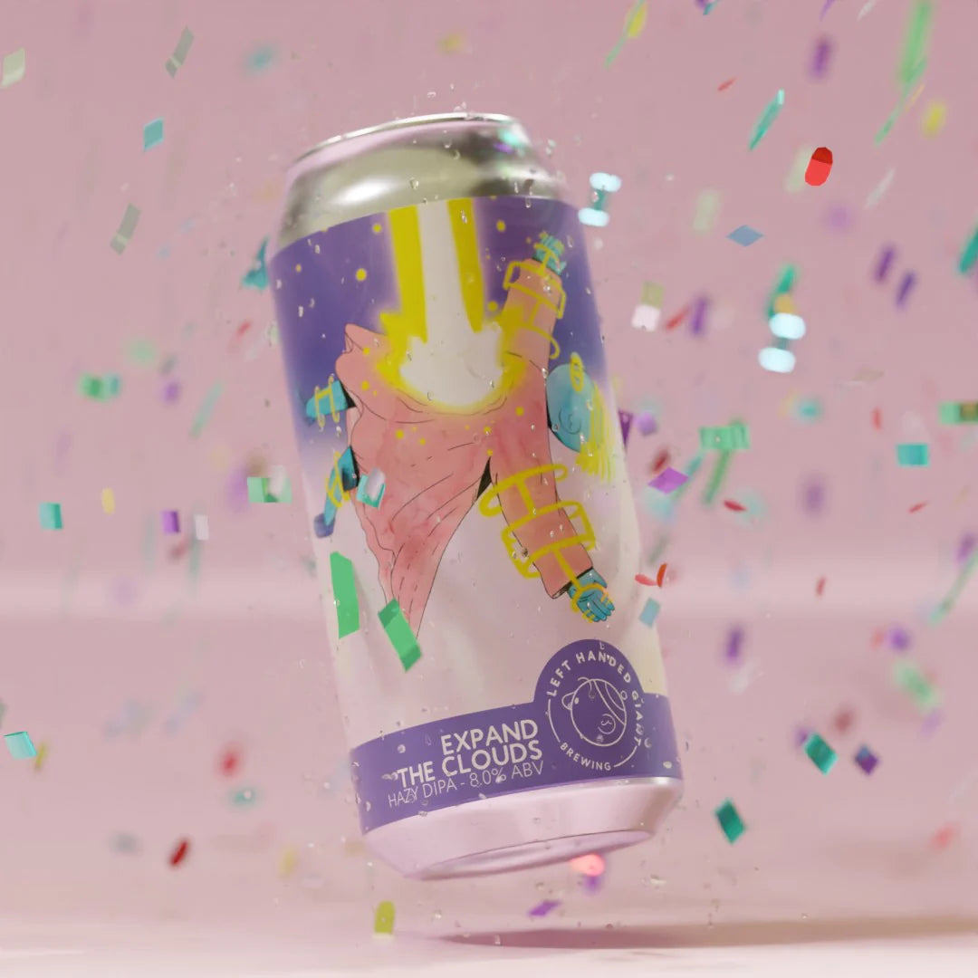 Expand The Clouds - Left Handed Giant - Hazy DIPA, 8%, 440ml Can ...
