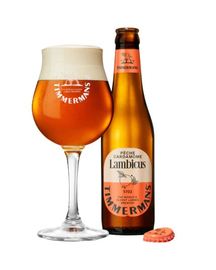Peche Cardamome Lambicus - Timmermans - Peach & Cardamom Beer, 4%, 330 ...