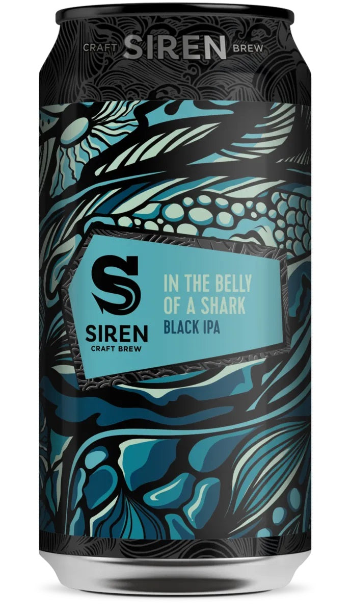 In The Belly Of The Shark - Siren Craft Brew - Black IPA, 6.2%, 440ml ...