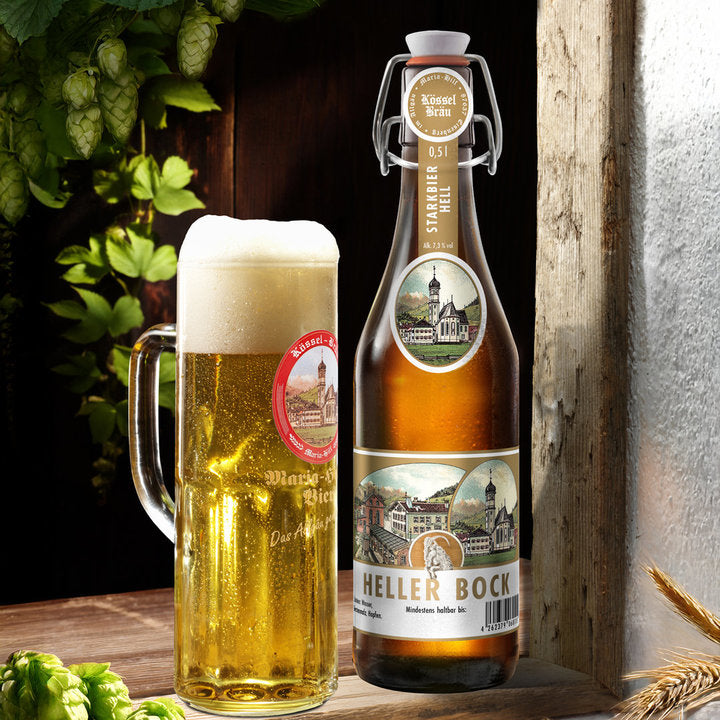 Heller Bock - Kössel Bräu - Heller Bock, 7.3%, 500ml Bottle – Raynville Superstore