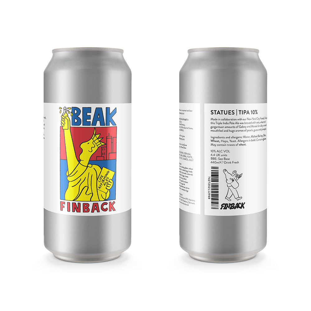 Statues - Beak Brewery X Finback Brewery - Triple IPA, 10%, 440ml Can ...