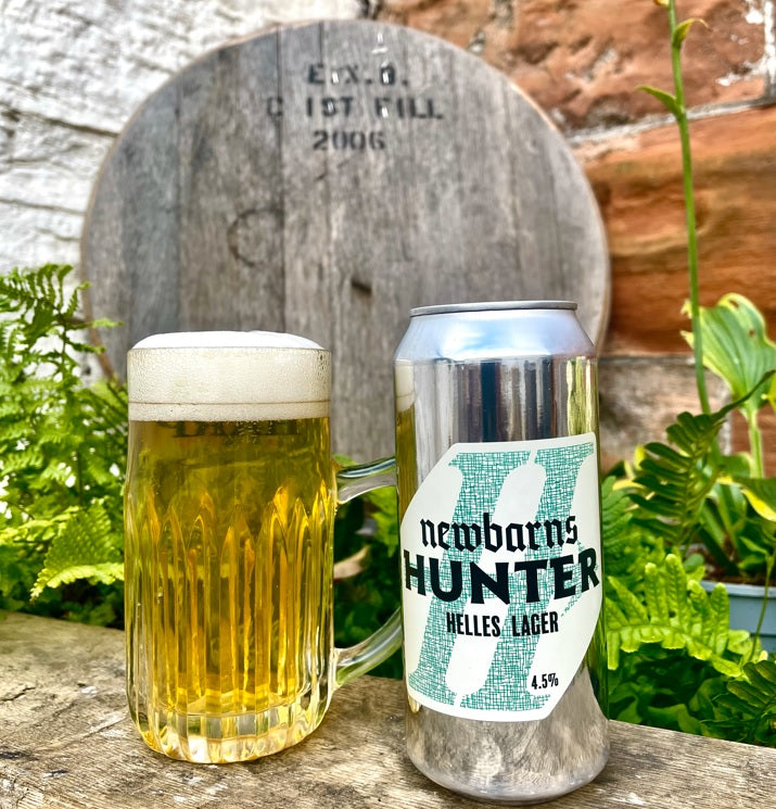 Hunter Helles - Newbarns Brewery - Helles Lager, 4.5%, 440ml Can ...