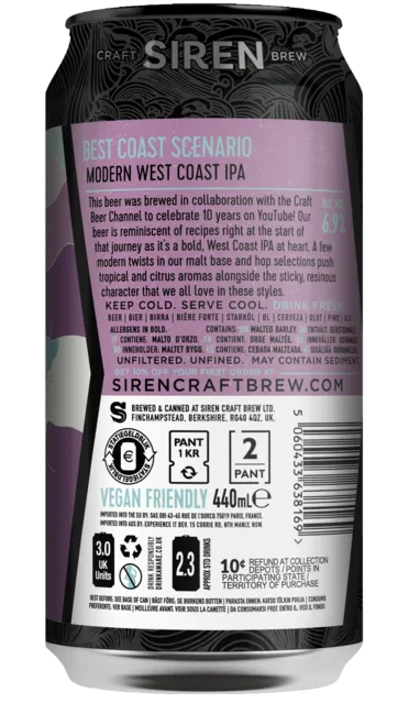 Best Case Scenario - Siren Craft Brew X Craft Beer Channel - Modern We ...