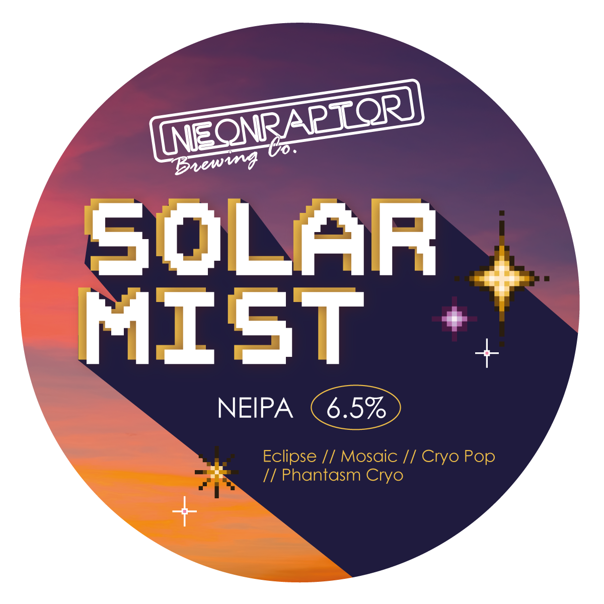 Solar Mist - Neon Raptor - NEIPA, 6.5%, 440ml Can – Raynville Superstore