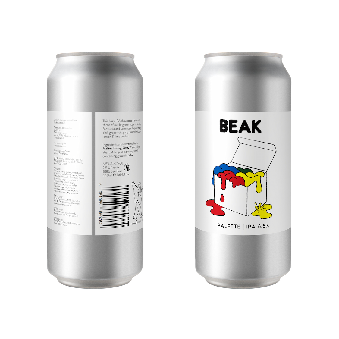 Palette - Beak Brewery - IPA, 6.5%, 440ml Can – Raynville Superstore
