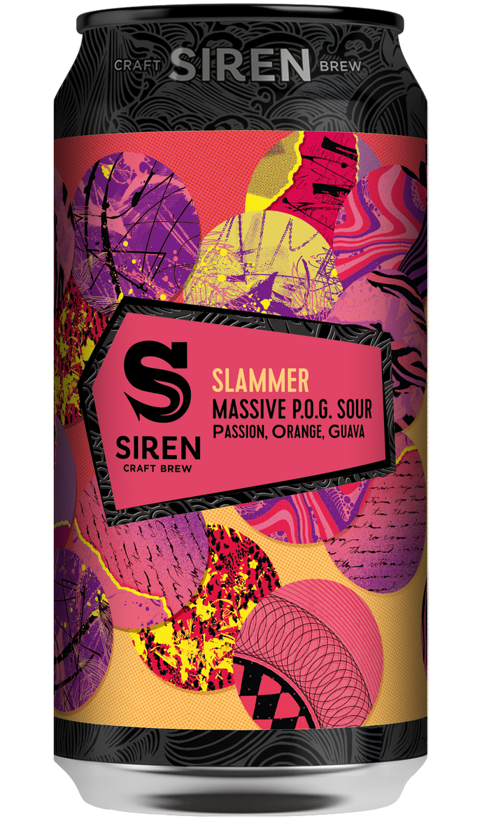 Slammer - Siren Craft Brew - Massive POG Sour, 6%, 440ml Can ...