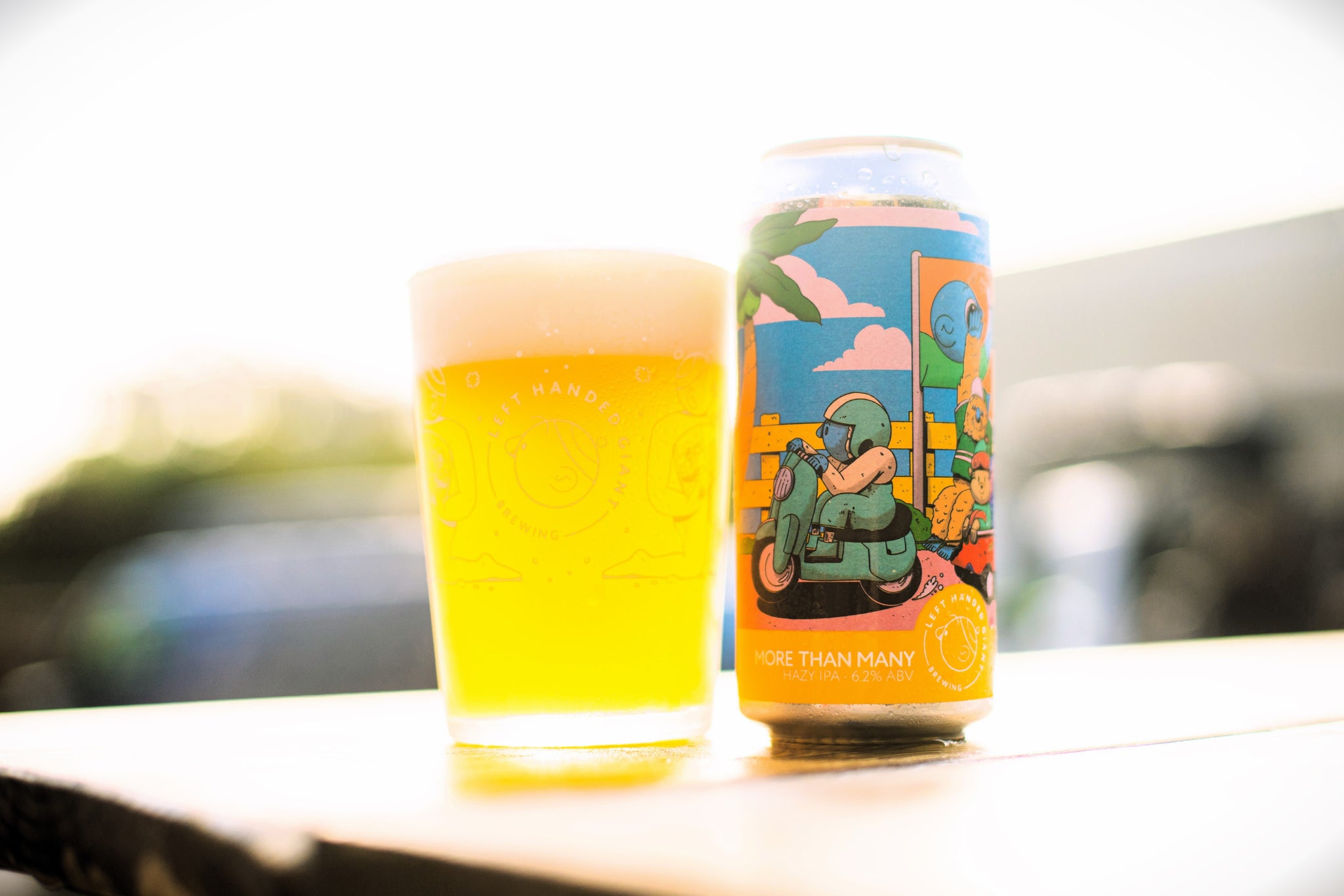 More Than Many - Left Handed Giant - Hazy IPA, 6.2%, 440ml Can ...