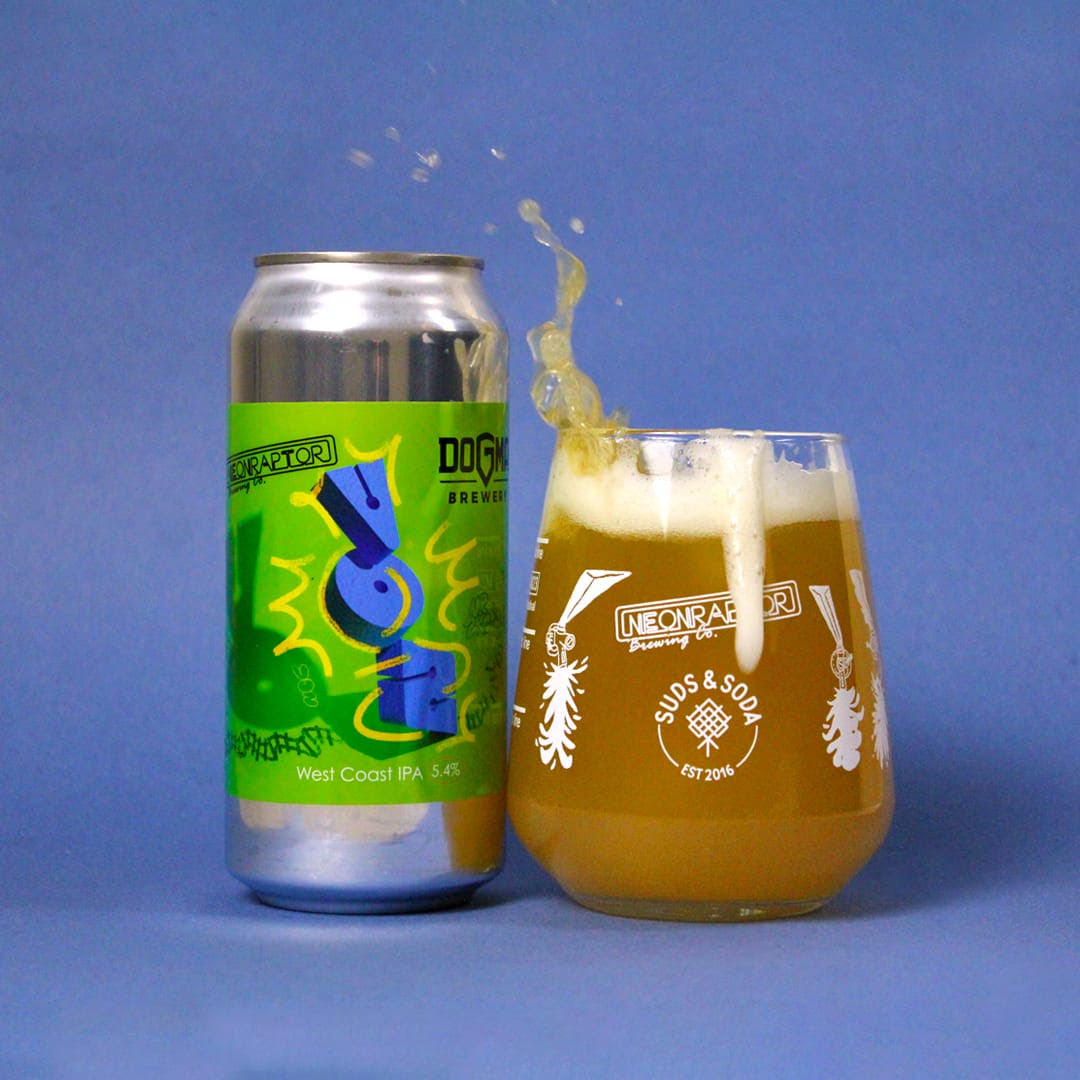 Voz - Neon Raptor X Dogma Brewery - West Coast IPA, 5.4%, 440ml Can ...