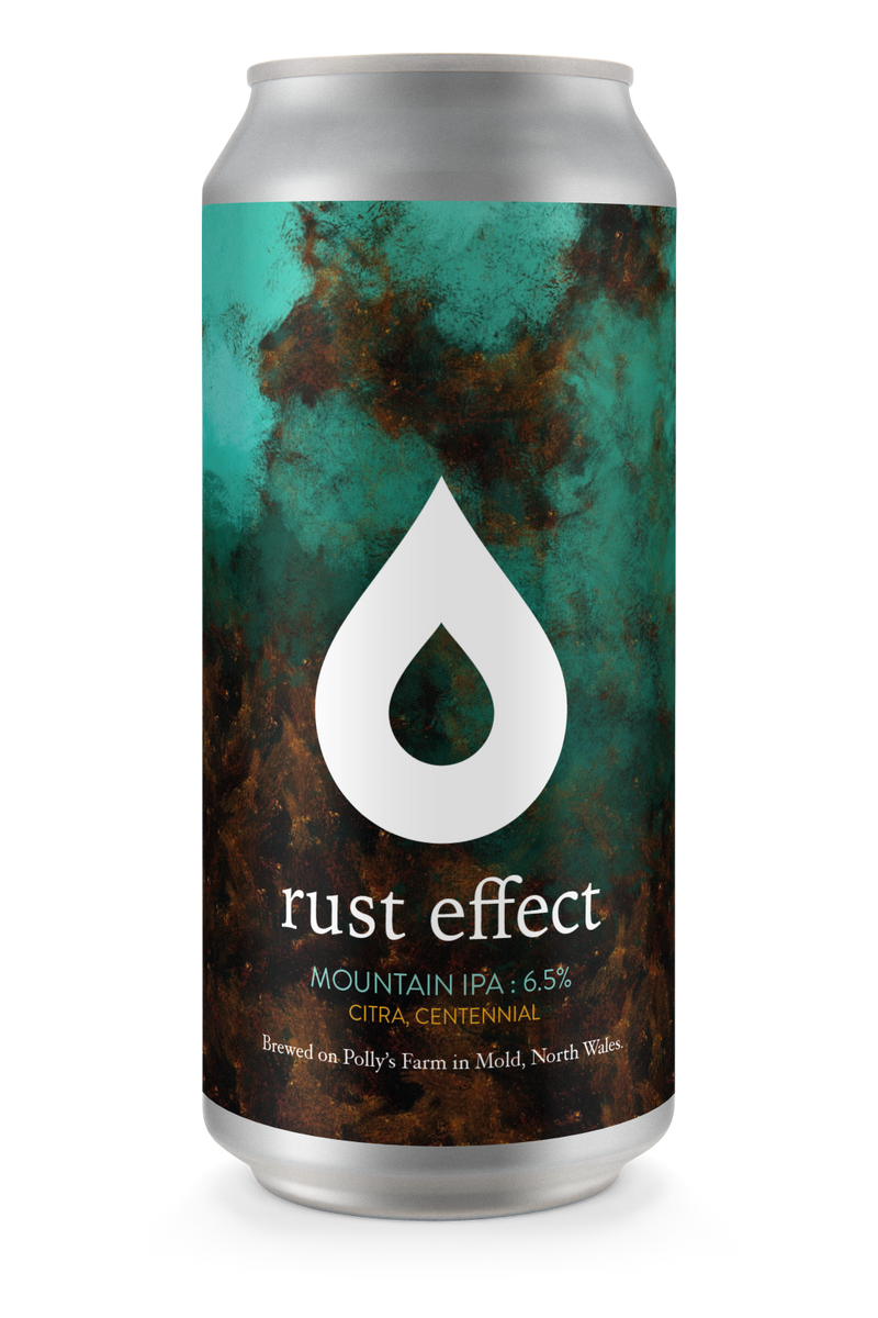 Rust Effect - Polly's Brew Co - Mountain IPA, 6.5%, 440ml Can ...