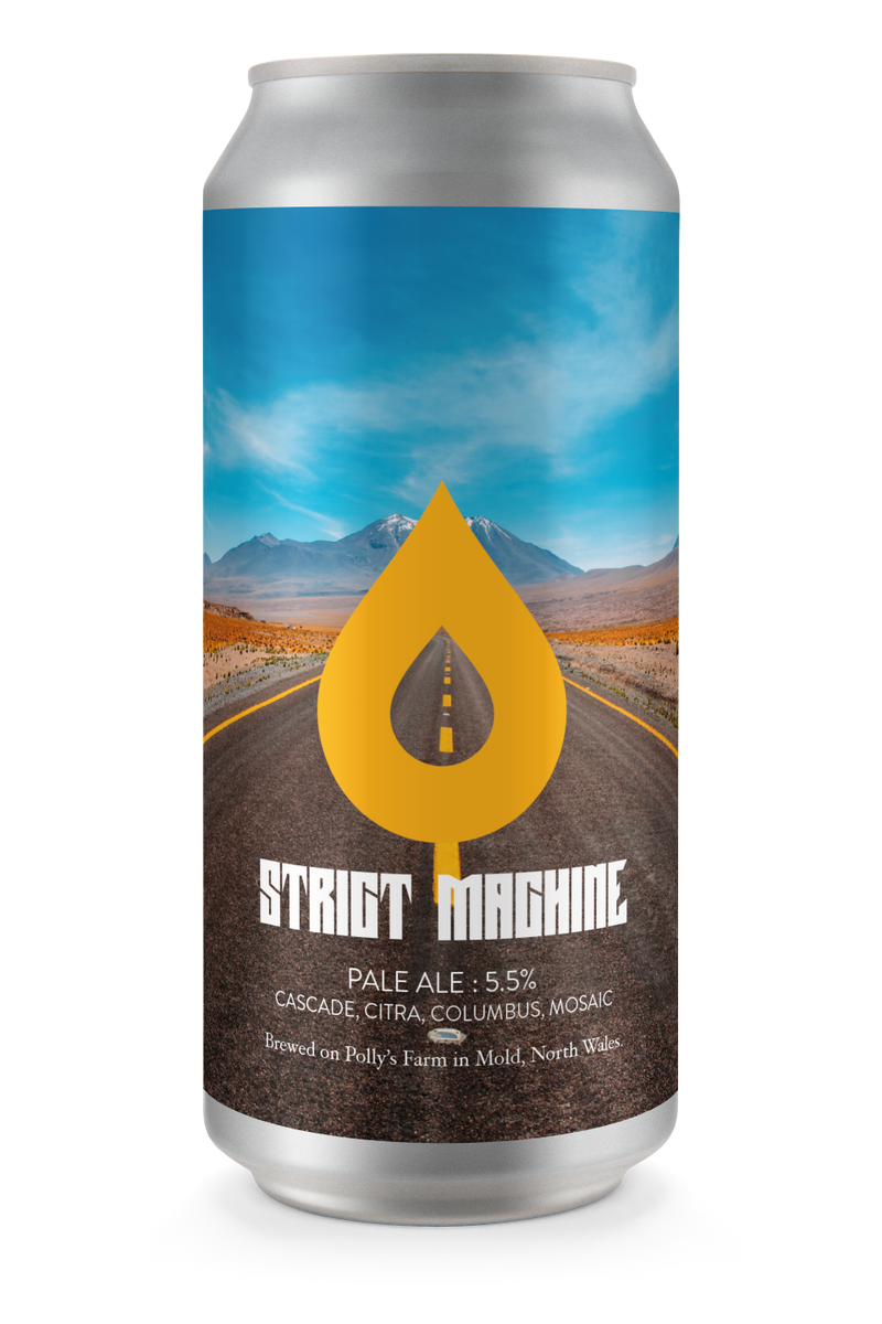 Strict Machine - Polly's Brew Co - Pale Ale, 5.5%, 440ml Can ...